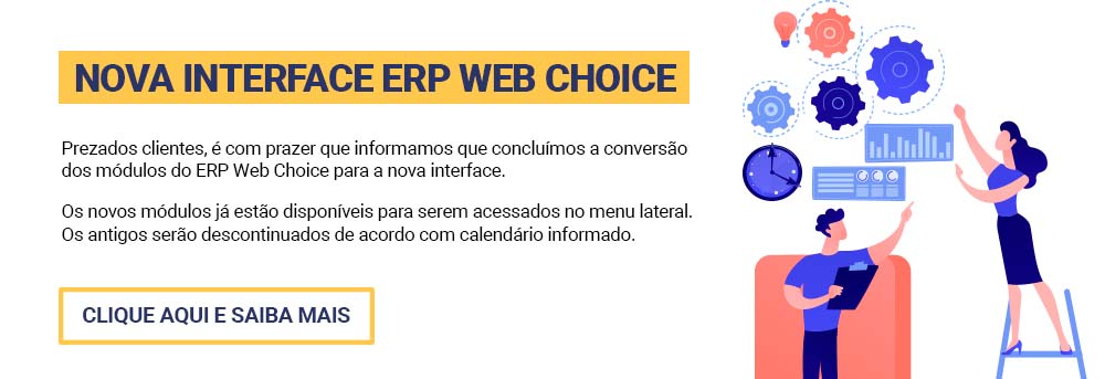 Nova Interface ERP Web Choice | New Choice